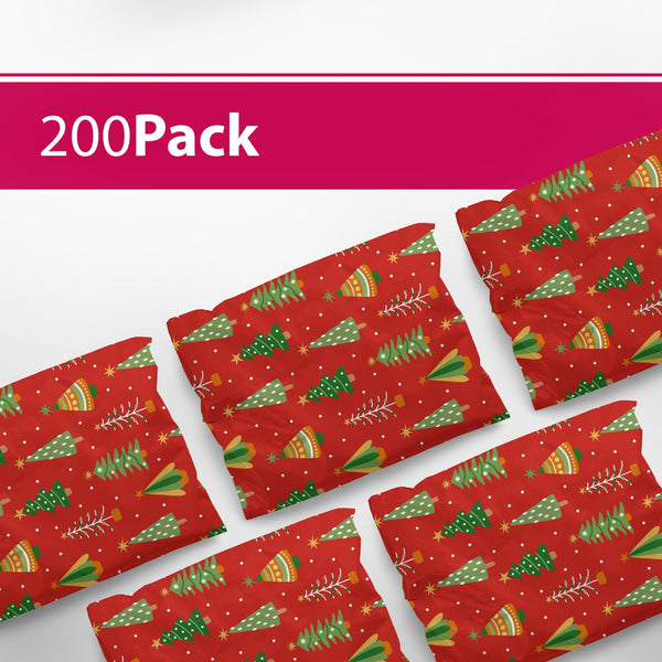 Holiday Trees 6x9 Poly Mailers - Package Mint