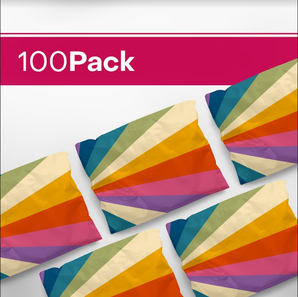 Retro Rainbow 14x19 Poly Mailers - Package Mint